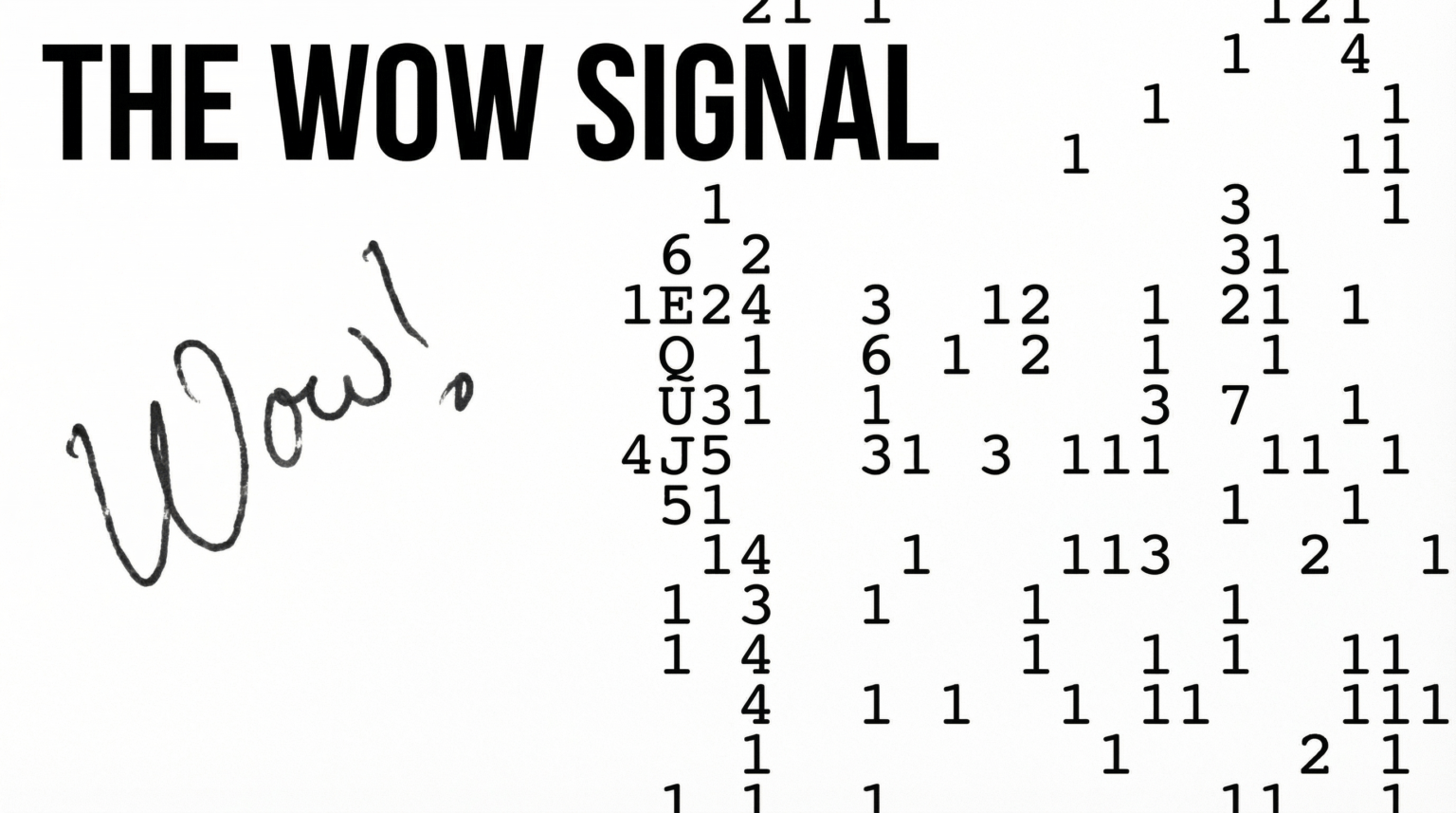 The Wow! Signal Explained: What Happened in 1977 - Wondrous Stories